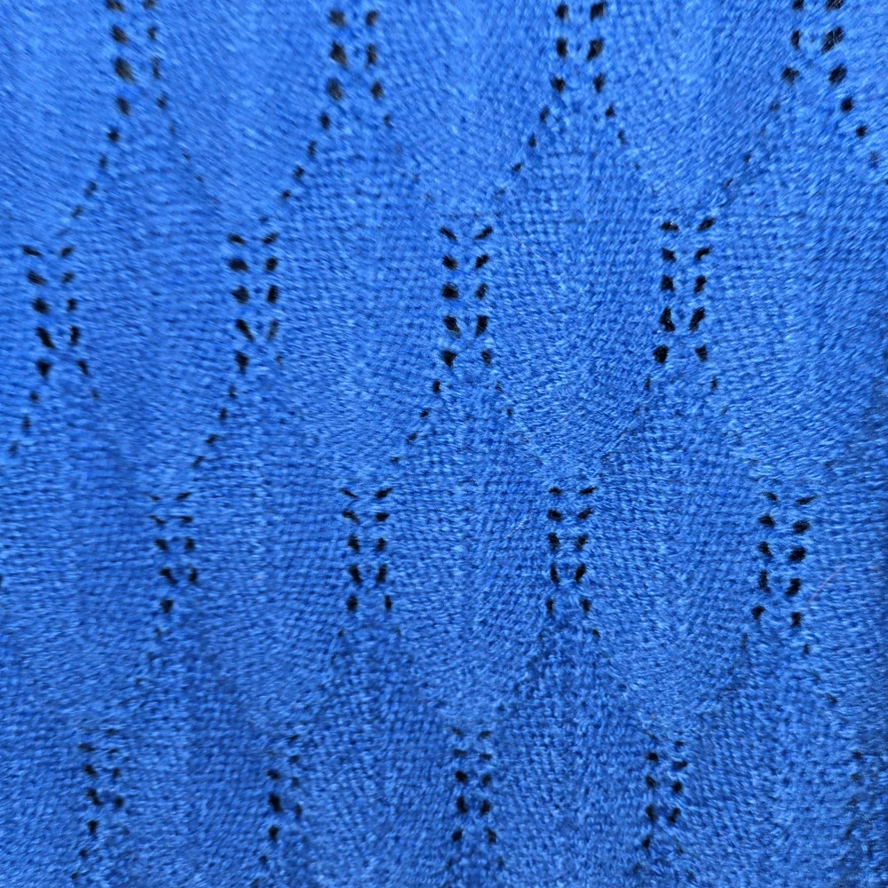 Sweaters | Blue Cable Knit Sweater | Poshmark